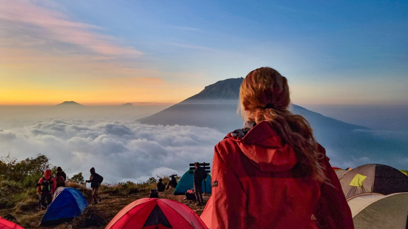 Hiking in Indonesia - Above the Clouds in Java