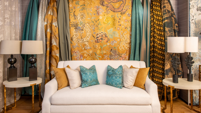 Lamps, Upholstery Fabrics and Cushions - Hong Kong Interiors